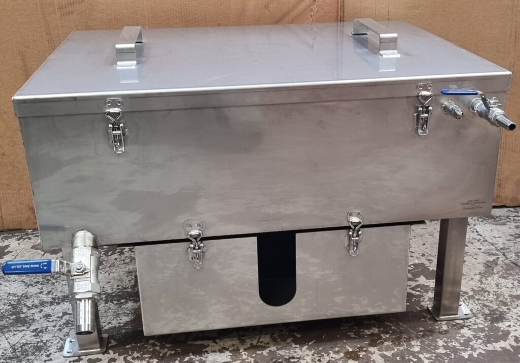 Oven Cleaning Tanks - Cross Fabrications Bespoke Metal work